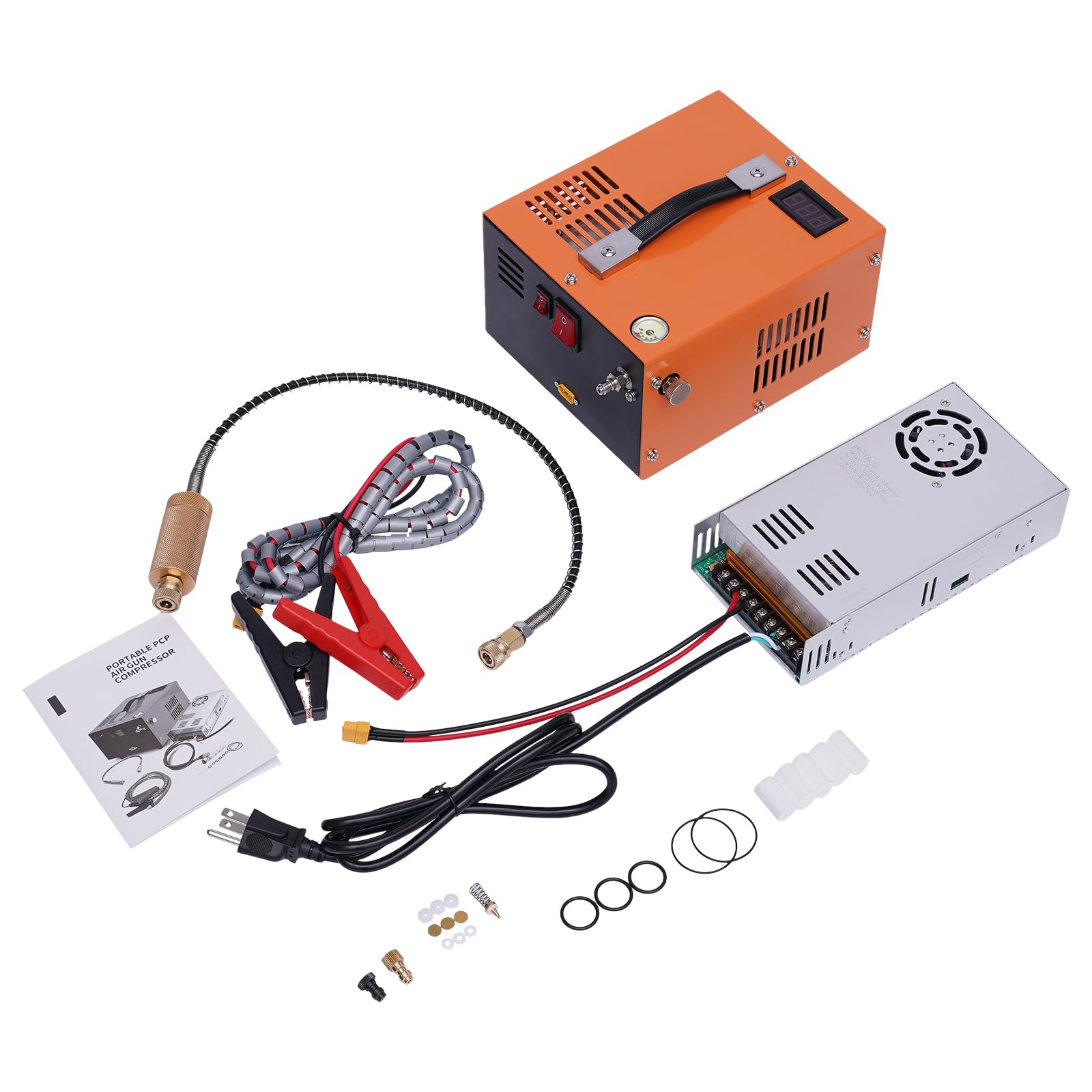 Amazon.com: PCP Air Compressor, 30Mpa High Pressure Pump Airgun Rifle ...