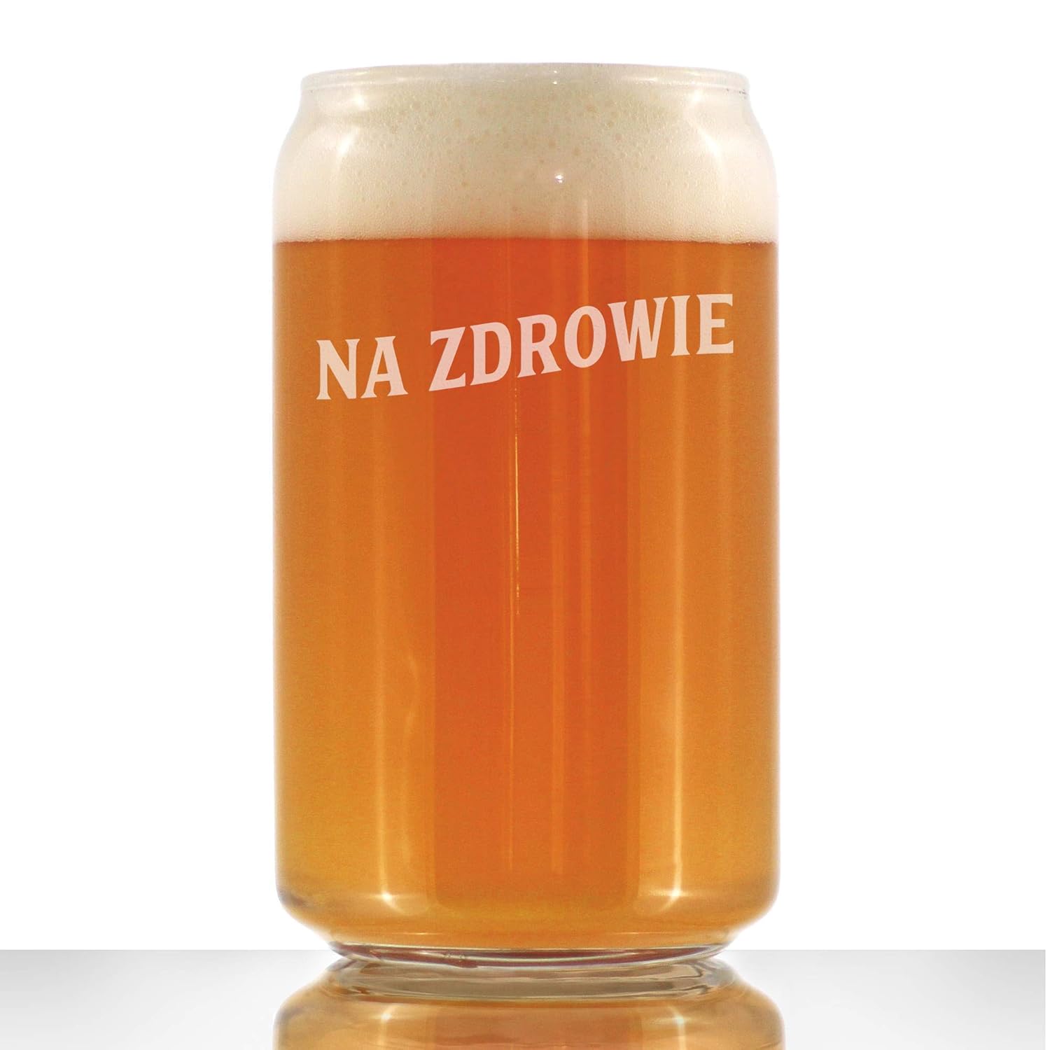 Amazon.com: Na Zdrowie - Polish Cheers - Beer Can Pint Glass - Cute ...