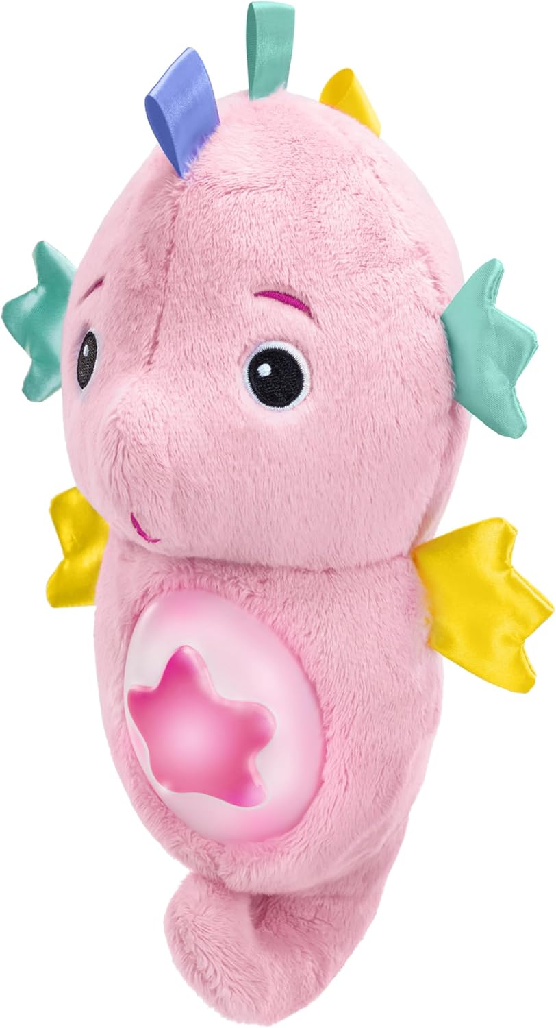 Amazon.com: Baby Einstein Sea Dreams Seahorse Plush Soother Toy, with Music and Lights, Ages 0 ...