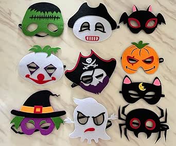 Amazon.co.jp: LIMSPACE Halloween Mask, Halloween Party Goods, Eye Mask ...
