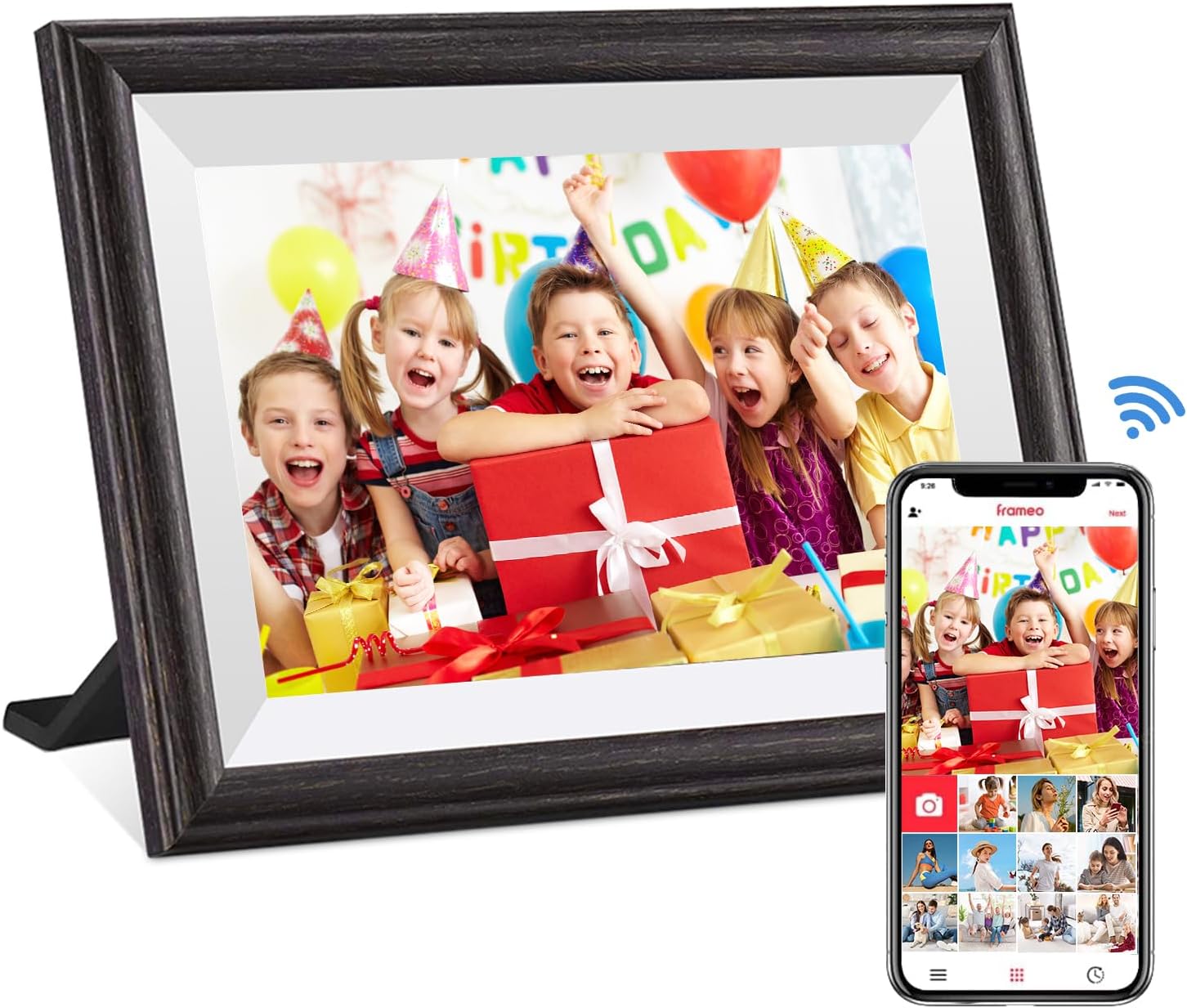 Amazon.com : GGYD 10.1 Inch Digital Picture Frame, WiFi Digital Photo ...