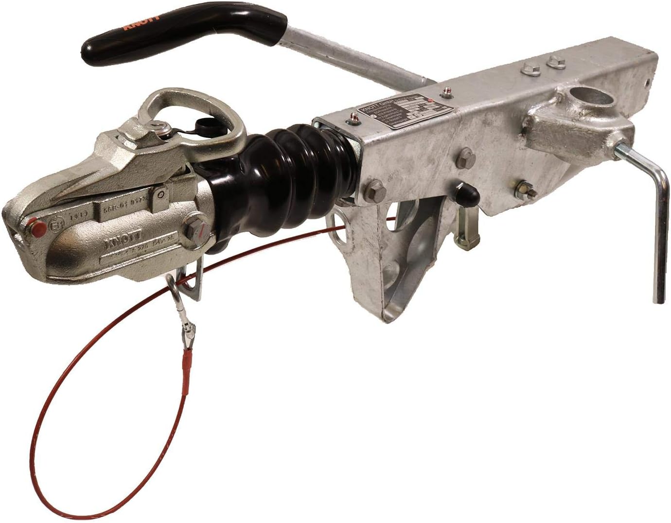 Trailer Braked Hitch Coupling Knott KRV13 750kg to 1400kg 70mm Box Cast ...