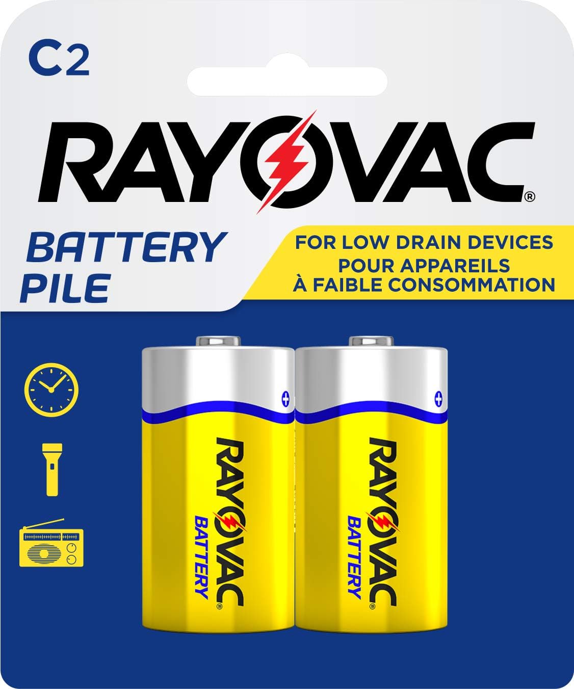 Amazon.com: Rayovac Heavy C Duty Batteries, 4C-2BD, 2-Pack : Health ...