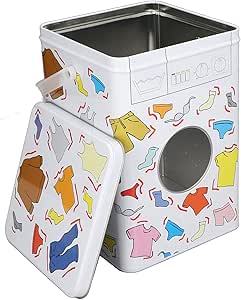 Amazon.com: Laundry Detergent Powder Storage Tin Box,Laundry Hamper ...