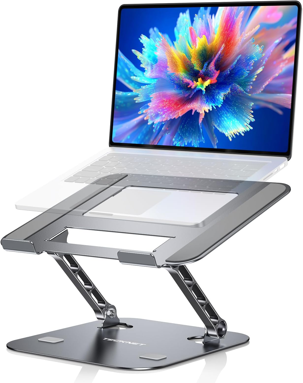 TECKNET Laptop Stand, Height Adjustable Laptop Stander, Ergonomic ...