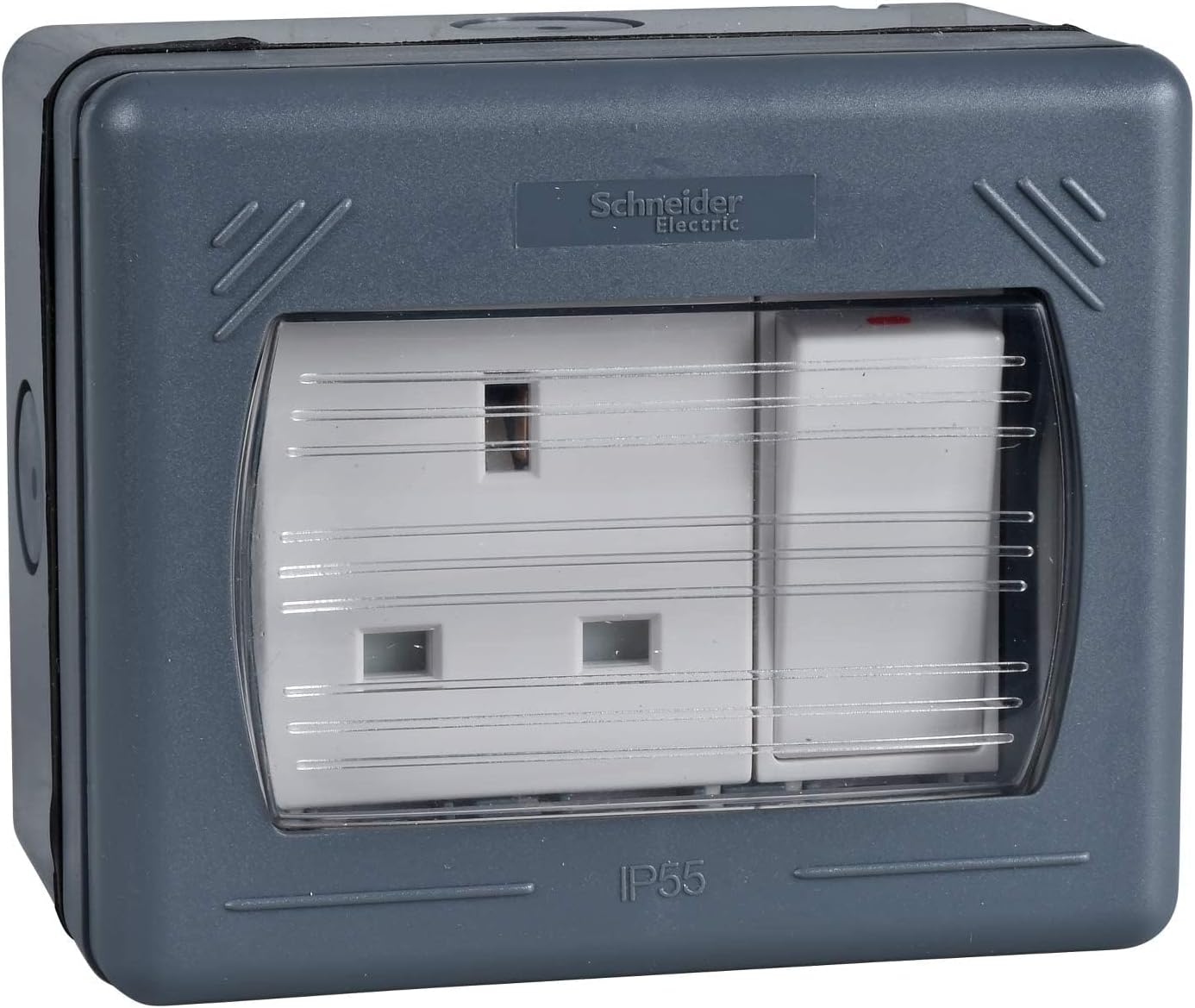 Legrand Plexo Range 191505 Outdoor Wall Socket IP55 Waterproof Grey ...