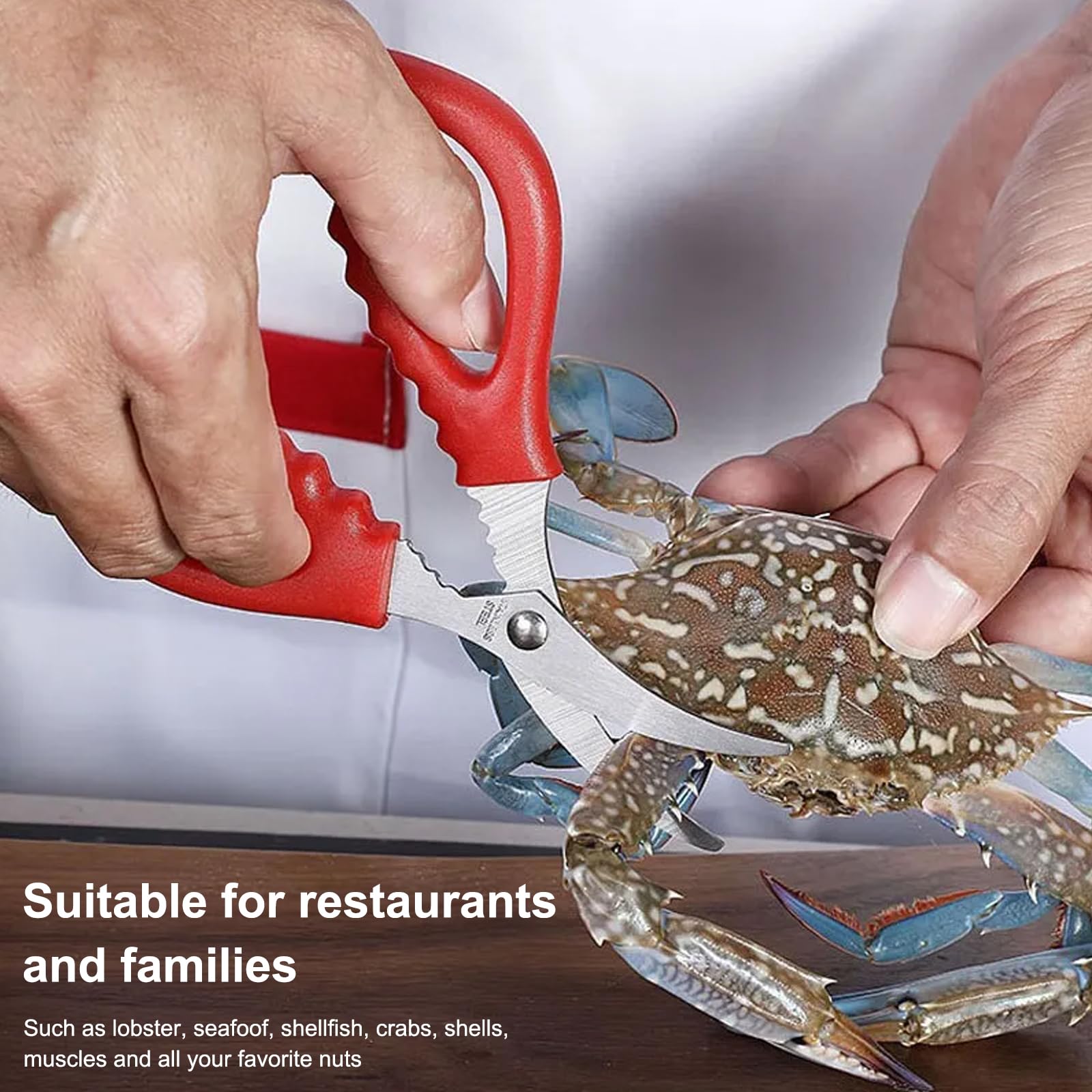 Snapklik.com : TUTUDOW Seafood Scissors For Kitchen Seafood Fish Crab ...