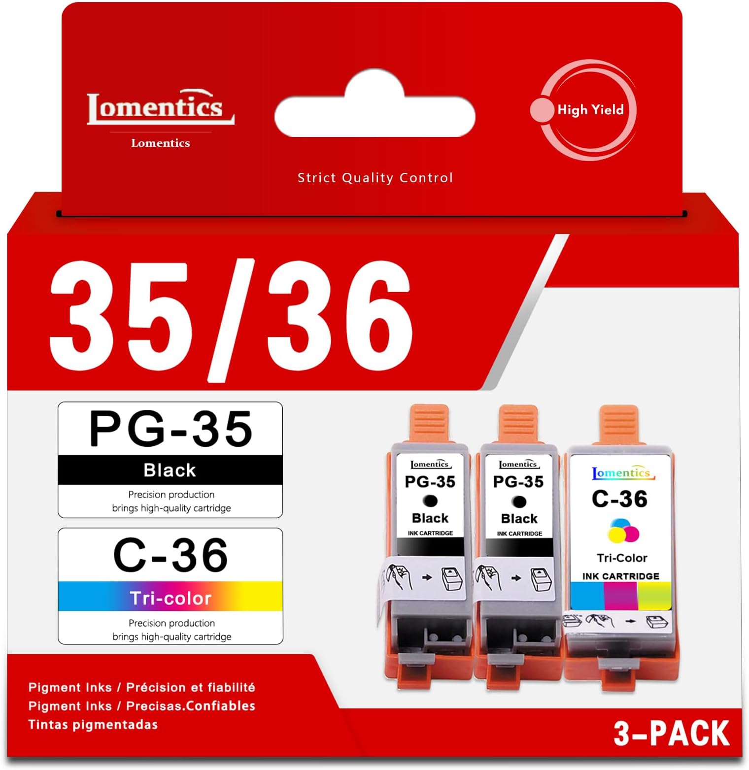 Amazon.com: Canon PGI-35/CLI-36 2 Genuine Black and Color Value Pack ...