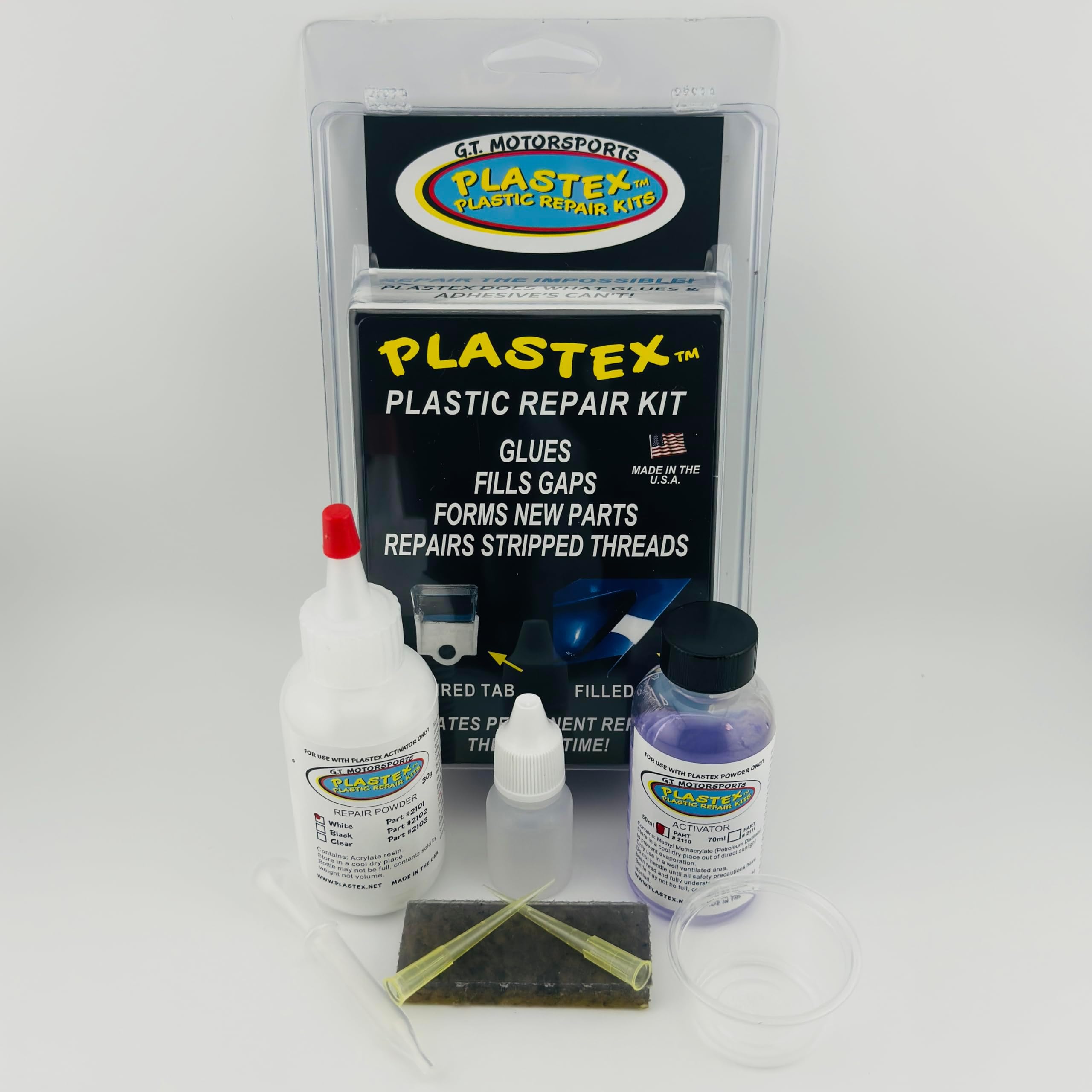 Plastex Plastic Repair Kits - Easily Glue, Repair or Remake Broken ...