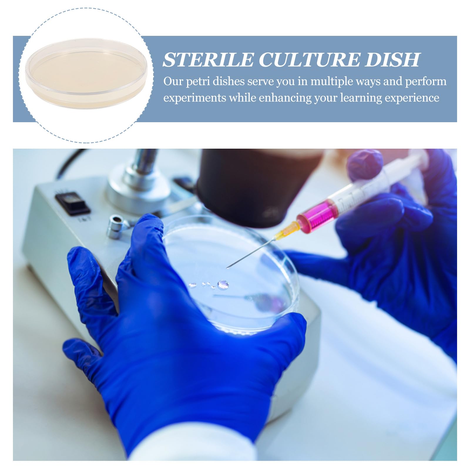 Snapklik.com : Nutritional Agar Plates 10 Pack Pre-Poured 3.54 Inch ...