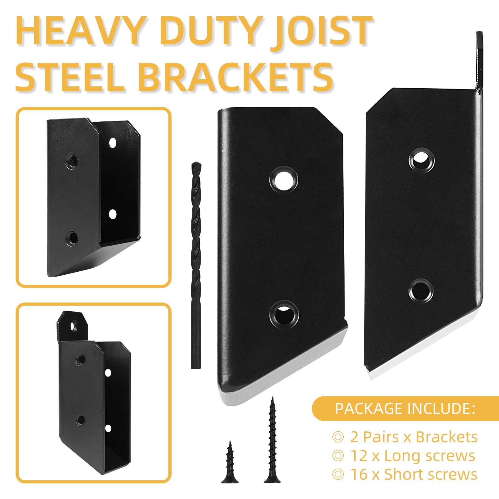 Snapklik.com : Rasugarlary 2 Set Stair Railing Hangers, 30 Deck Railing ...