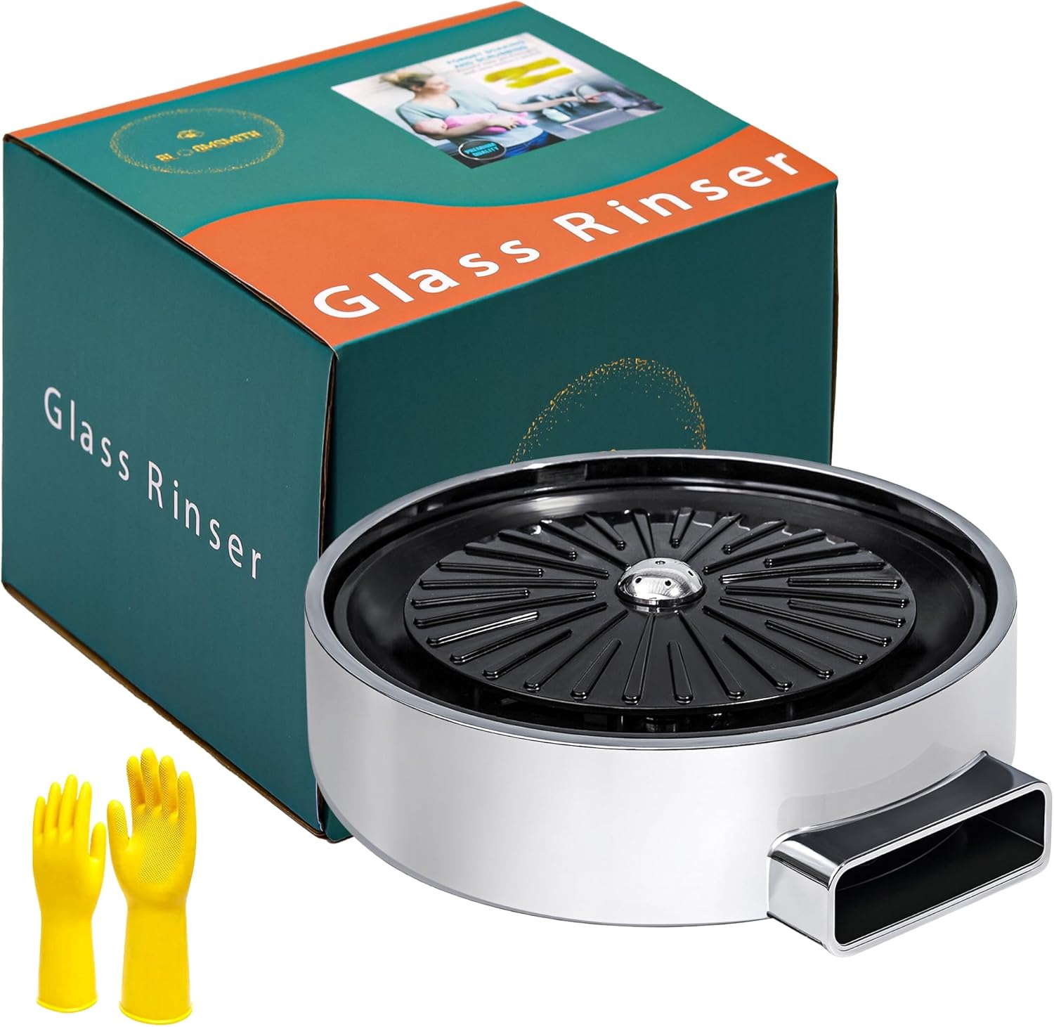 Amazon.com: BLOOMSMITH Glass Rinser Stainless steel for Kitchen Sink ...