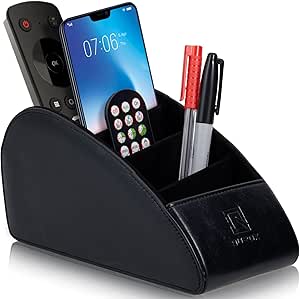 Amazon.com : Qurox Large Remote Control Holder Table Organizer with 5 ...