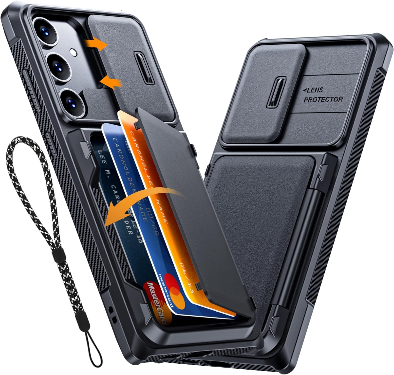 Amazon.com: oupeigar for Samsung Galaxy S24 Plus Wallet Case with Card Holder [4 Cards ...