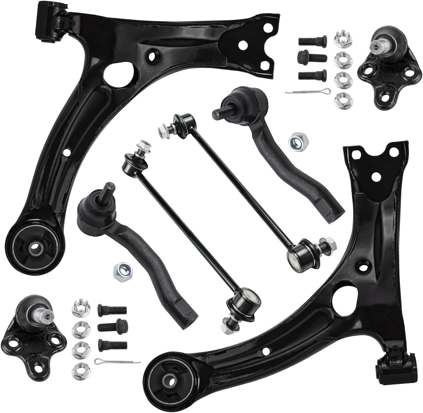 Amazon.com: Detroit Axle - 4pc Front End Control Arm Kit for 2003-2008 ...