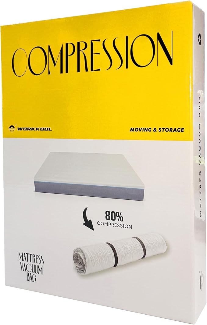 Amazon.com: Vacuum Mattress Bag for moving, Vacuum Sealed Bags for ...