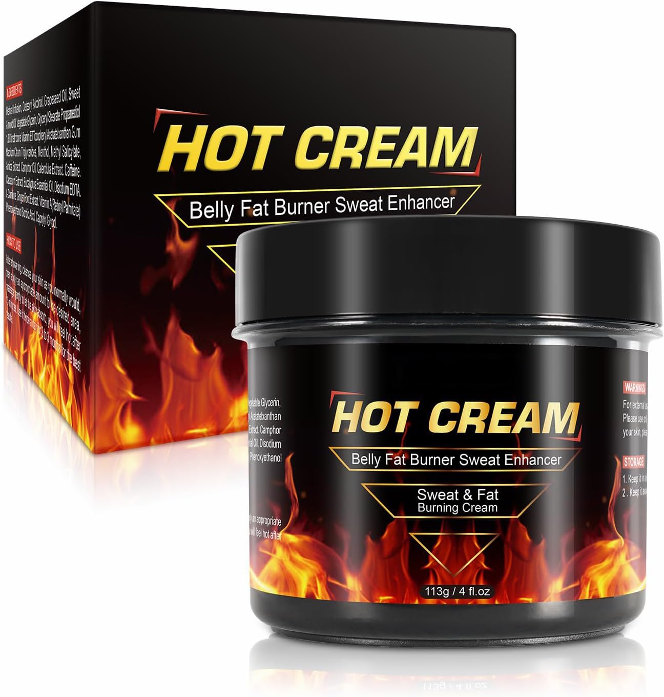 Amazon.com: REBODUM Hot Sweat Cream, Fat Burning Cream for Belly ...