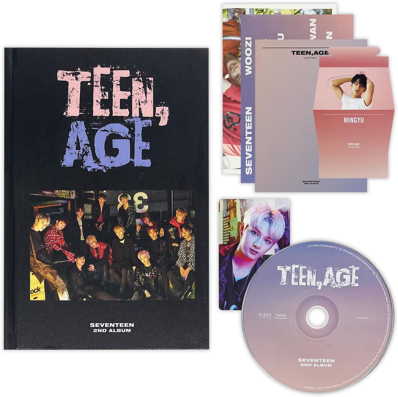 SEVENTEEN - 2nd Album [TEEN, AGE] (Re-release) (RS Ver.) Photobook + CD ...
