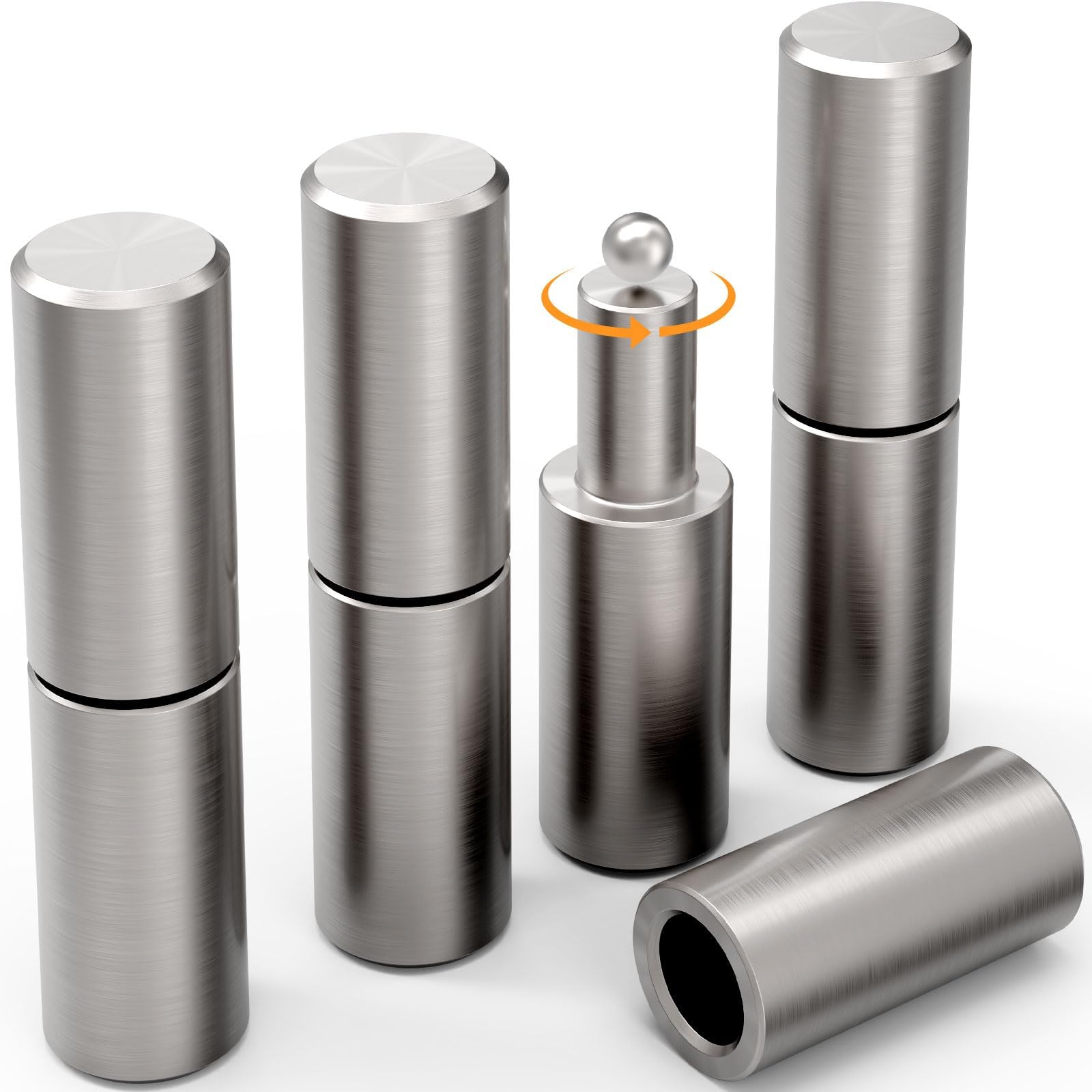 Amazon.com: Weldable Barrel Hinges 4”,4⅛ x 1 inch Heavy Duty Gate ...