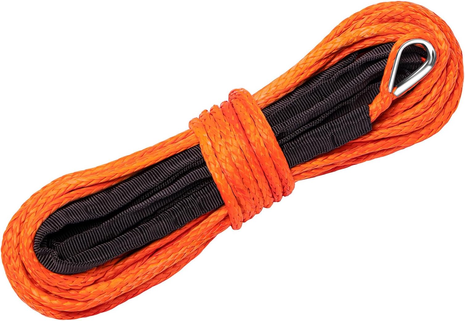 Amazon.com: TOUGH 1/4" x 50 ft 10,000LBs Synthetic Winch Line Cable ...