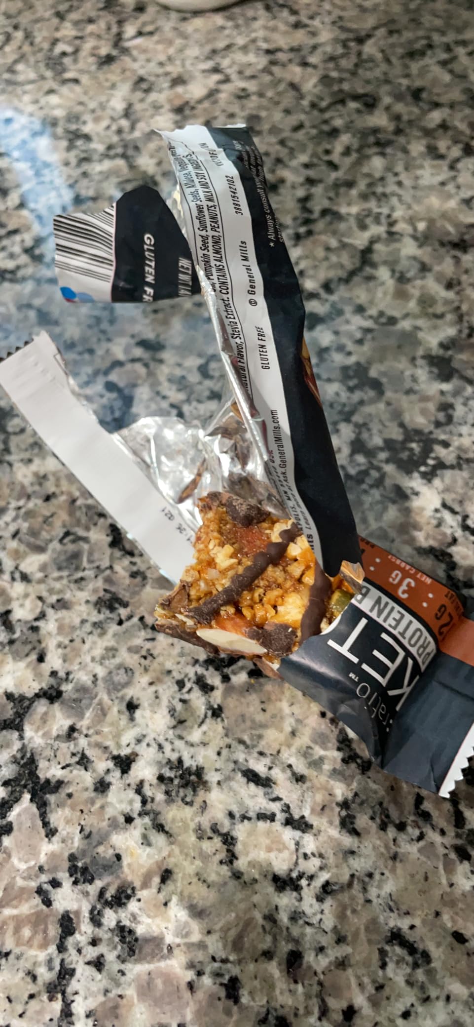 Amazon.com: Ratio Chewy Protein Bar, Chocolate Nut, 11g Protein, Keto ...