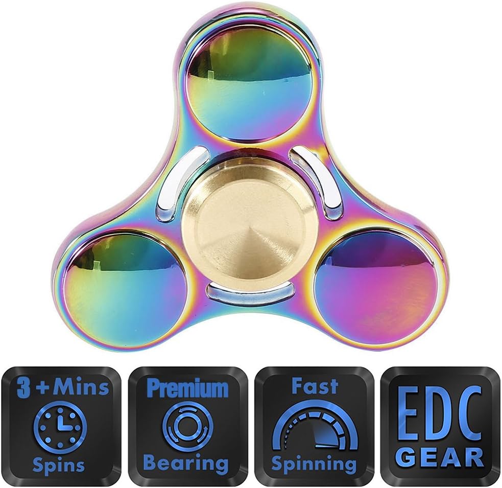 Amazon.com: New Version Fidget Spinner Durable Toy High Speed 3-5 Min ...