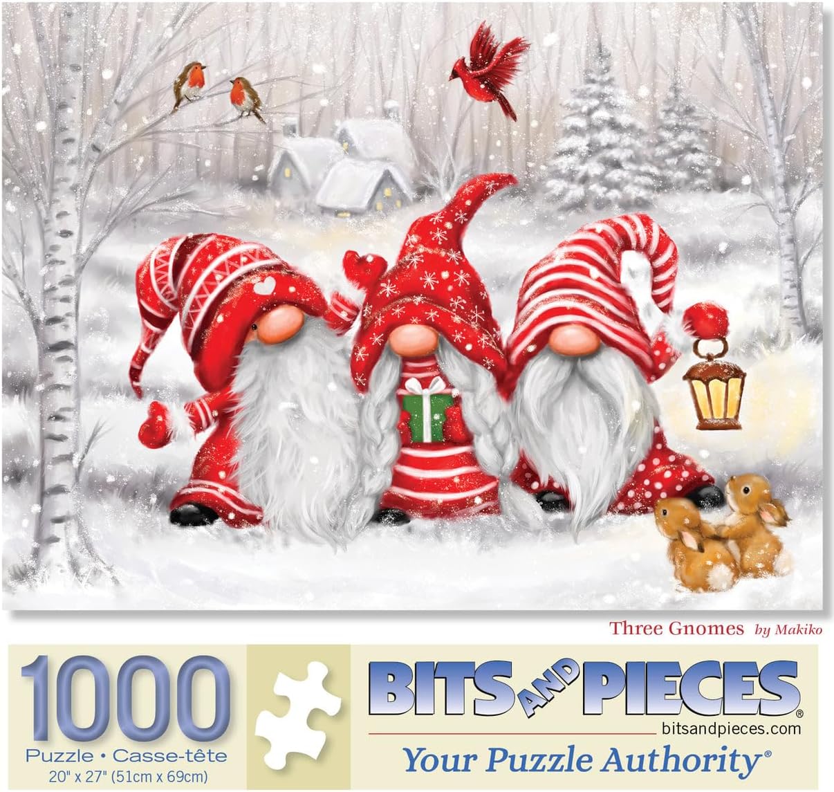 Amazon.com: Bits and Pieces - 1000 Piece Jigsaw Puzzle for Adults 20" x ...