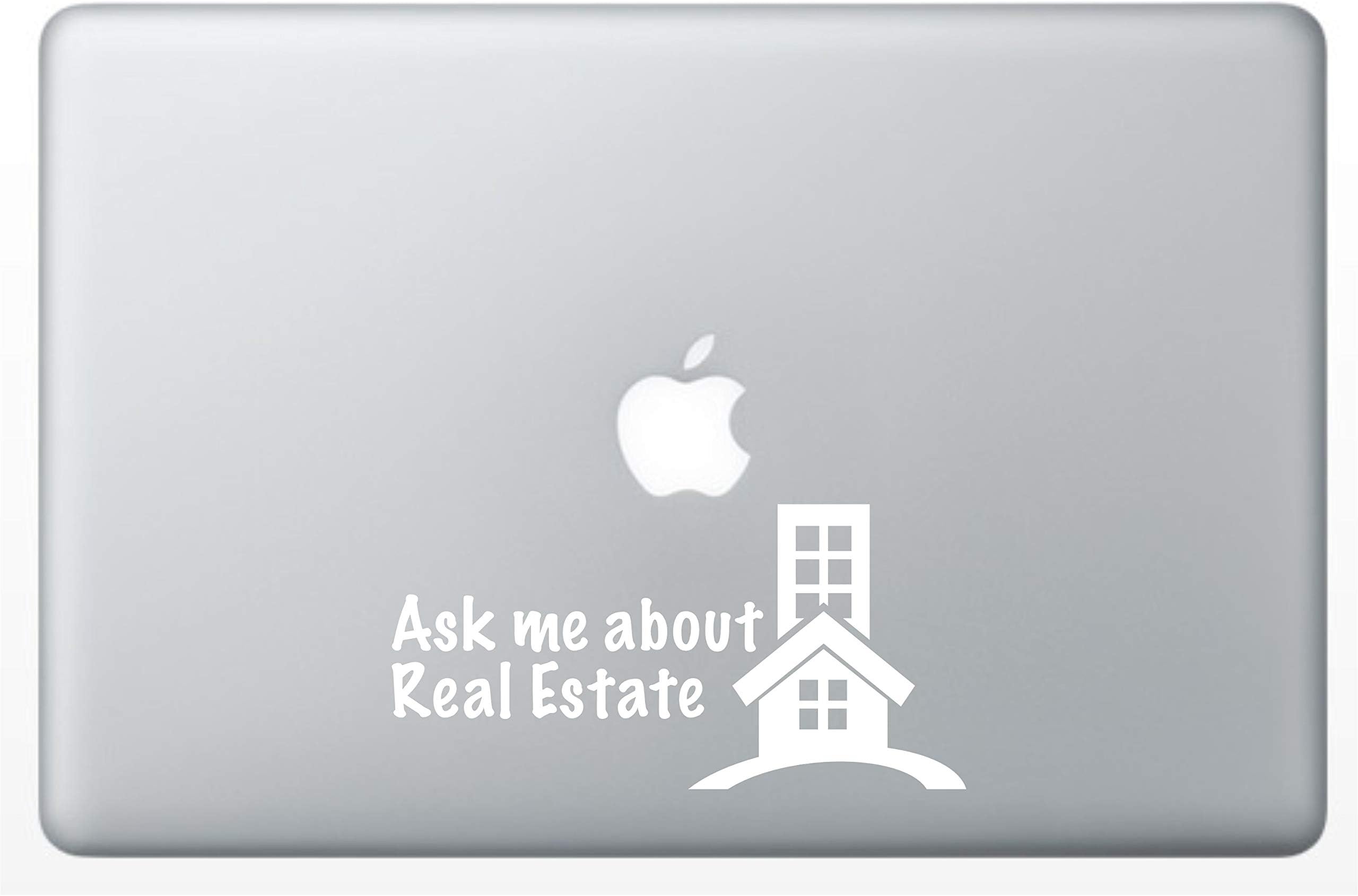 Amazon.com - Ask Me About Real Estate Decal 6" (2 Pack) Vinyl Sticker ...