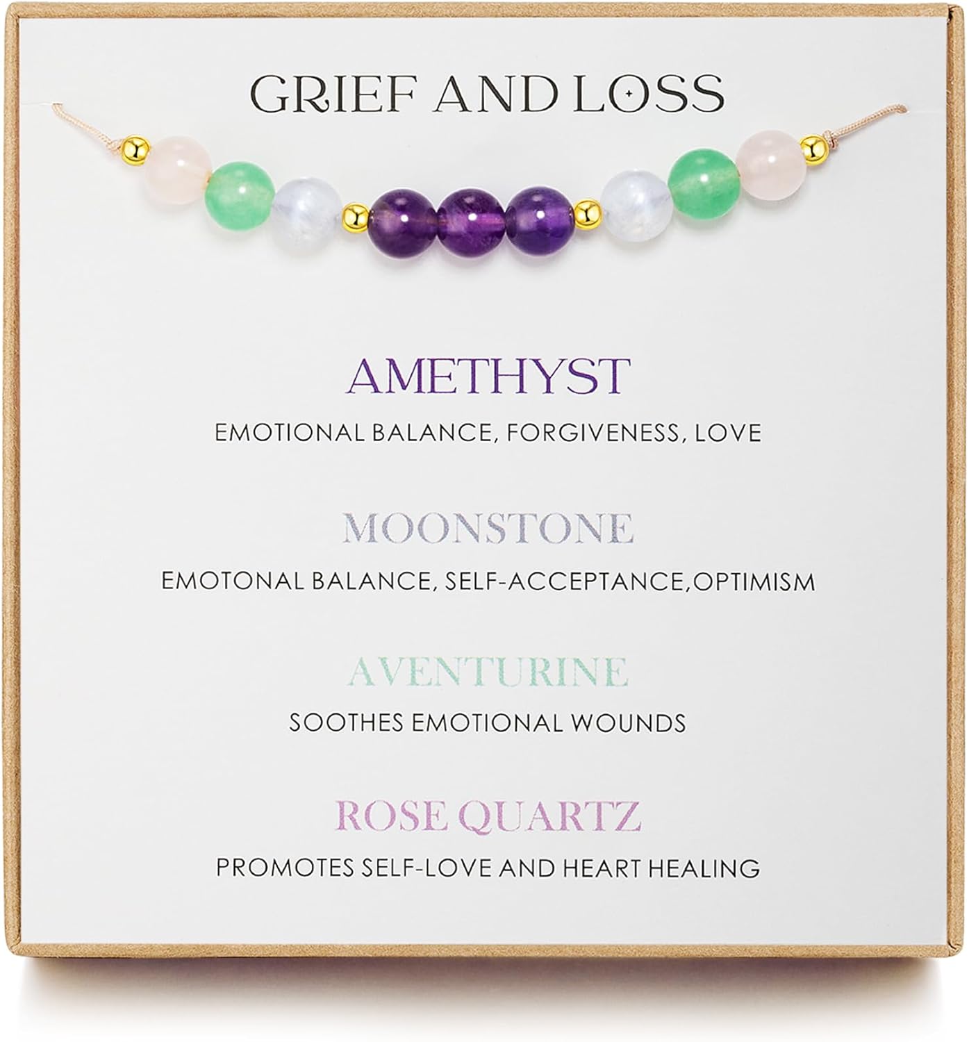 Amazon.com: Grief & Loss Healing Bracelet, Sympathy Gifts, Emotiona ...