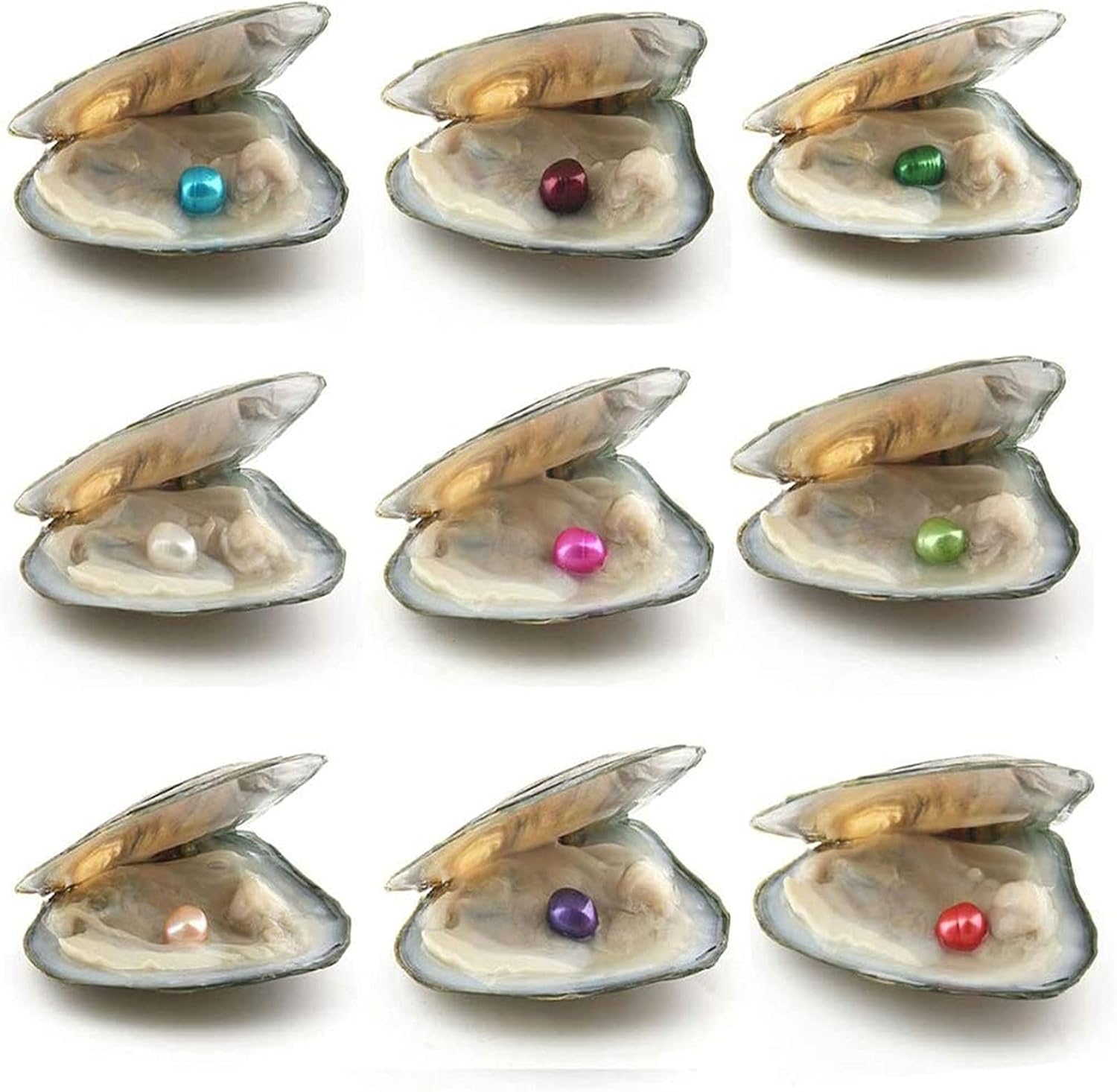 Kit de collar de perlas de agua dulce, caja de regalo de perlas ...