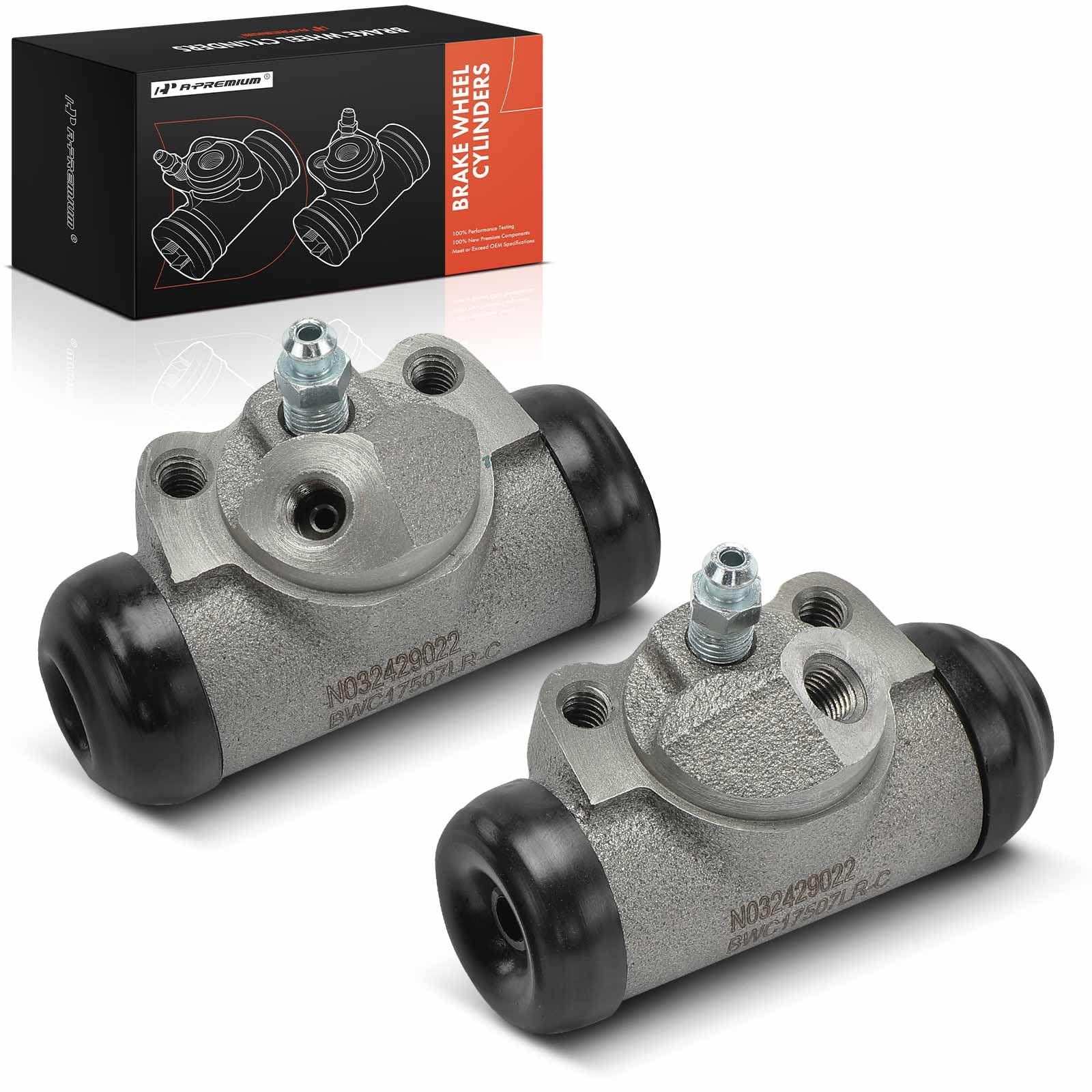 Amazon.com: A-Premium Rear Drum Brake Wheel Cylinder Compatible with ...