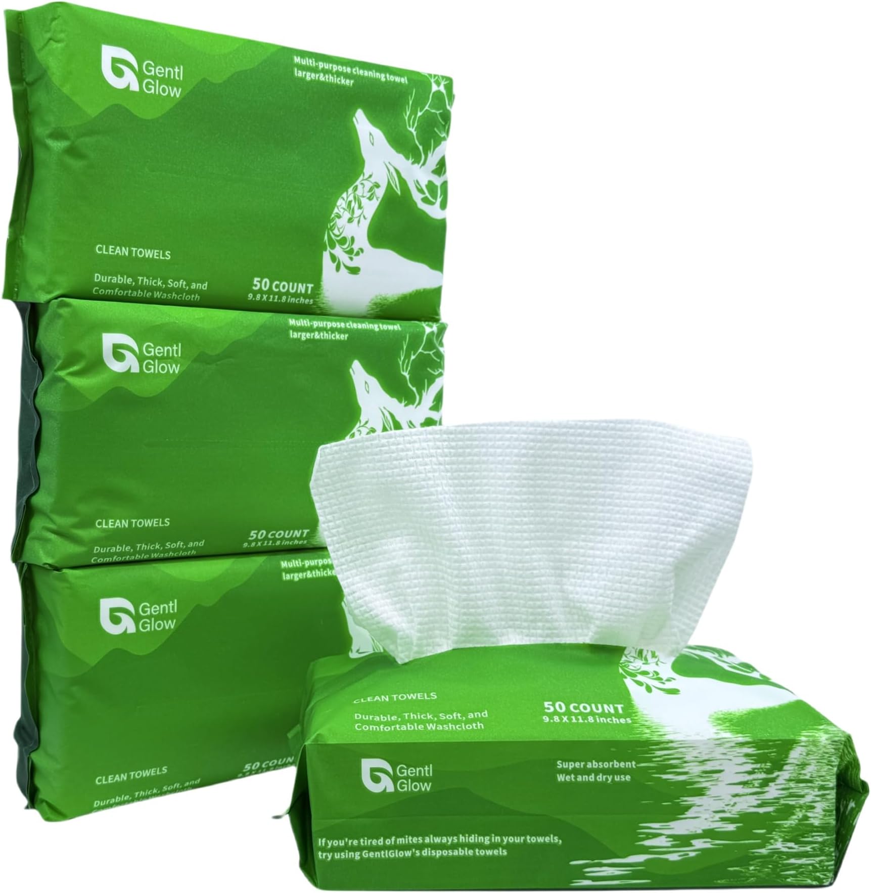 Amazon.com: MPK Soft Face Towels - 100% Cotton Tissue, 6 Pack ...