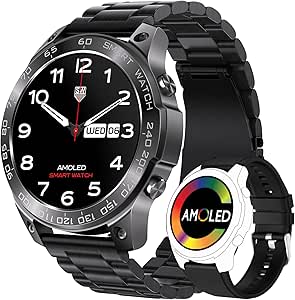 Amazon.com: EIGIIS Reloj inteligente AMOLED de 1.43 pulgadas para ...