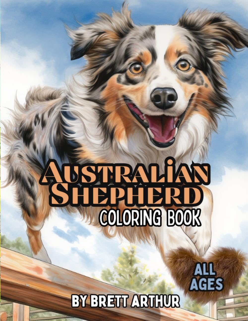 Amazon.com: Australian Shepherd Coloring Book: Captivating Australian ...