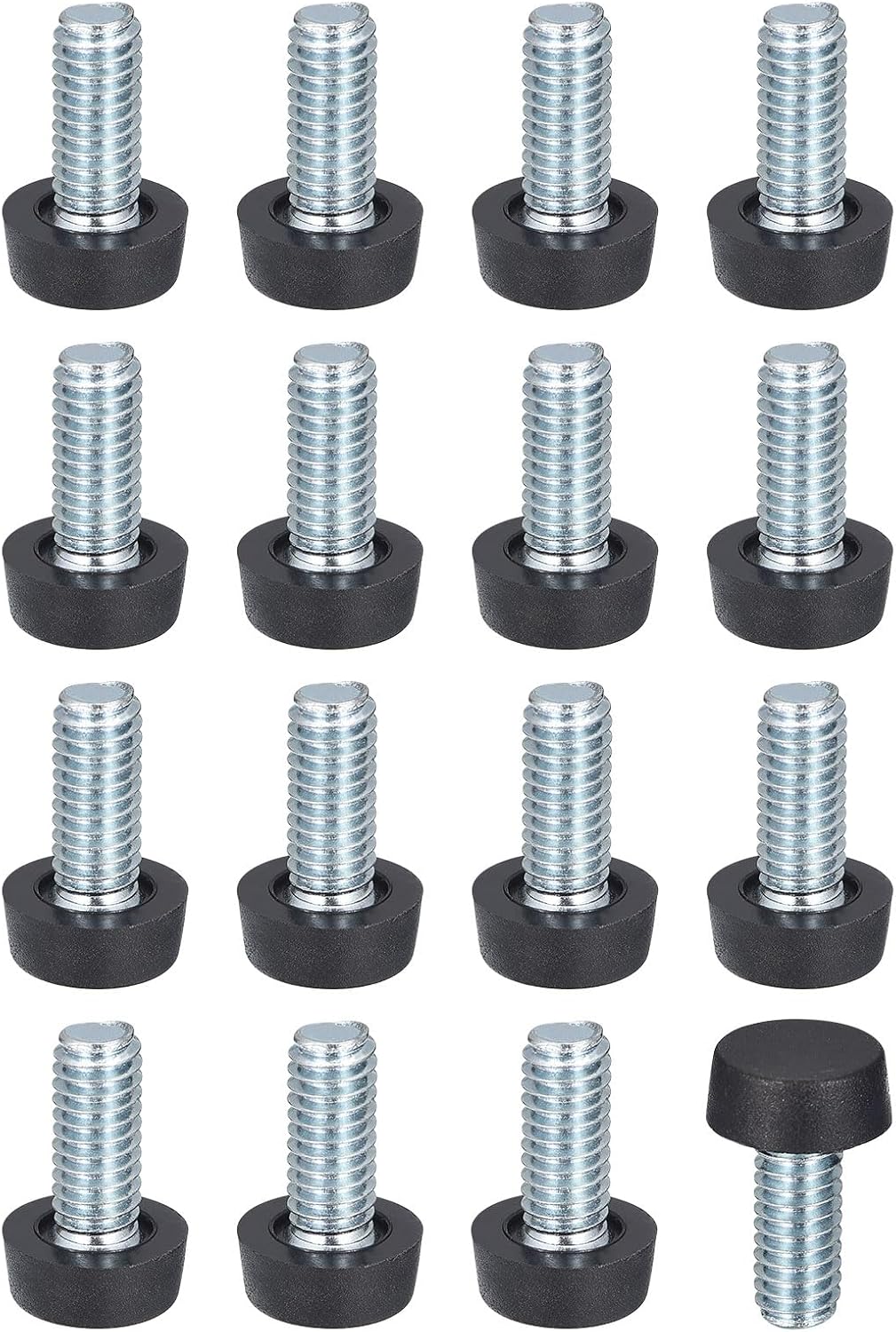 uxcell Adjustable Furniture Feet, 24Pcs 5/16"-18 UNC Thread - Furniture ...