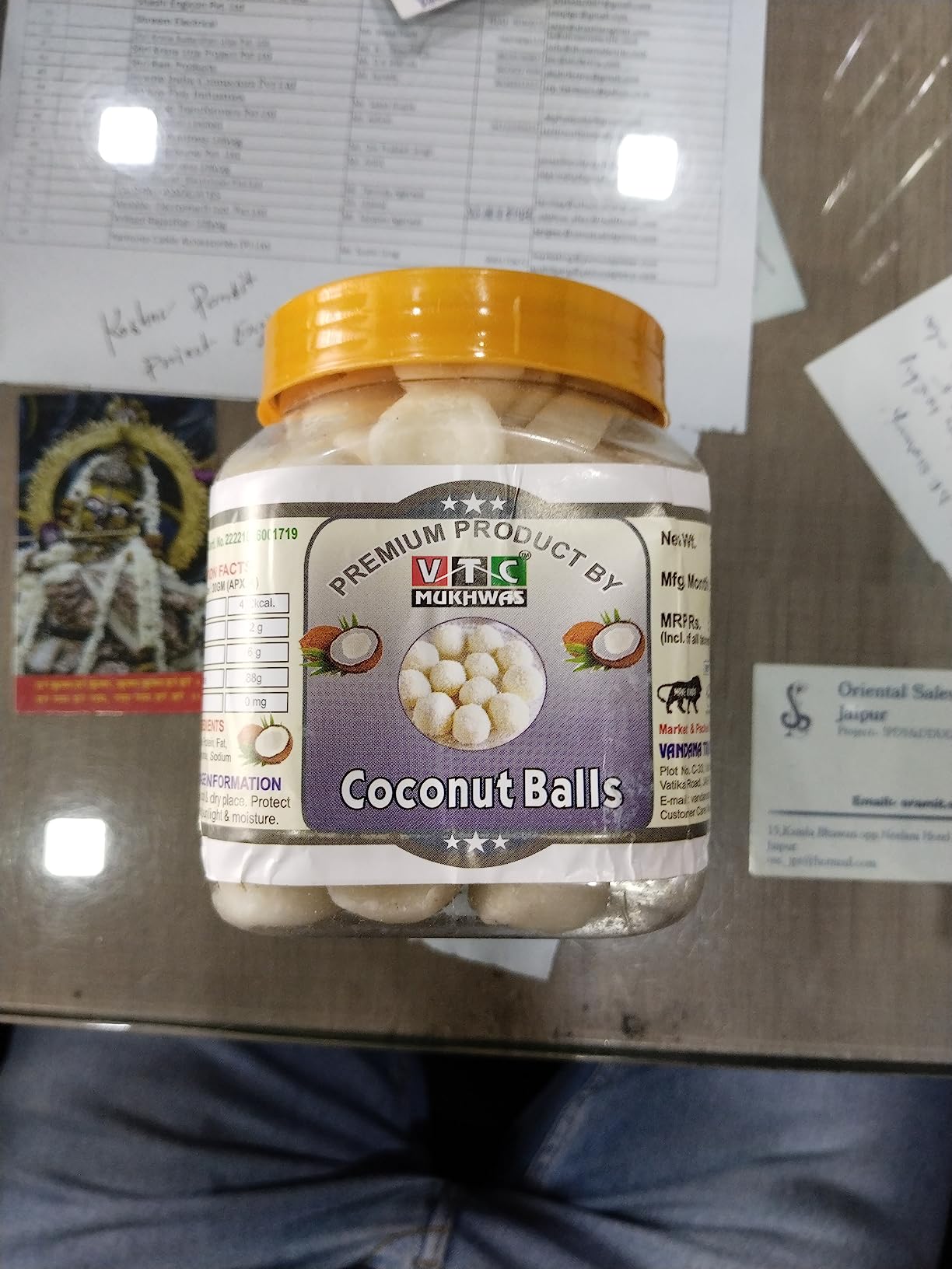 VTC MUKHWAS Premium Real Milk Coconut Toffee, Soft & Chewy Nariyal Peda ...