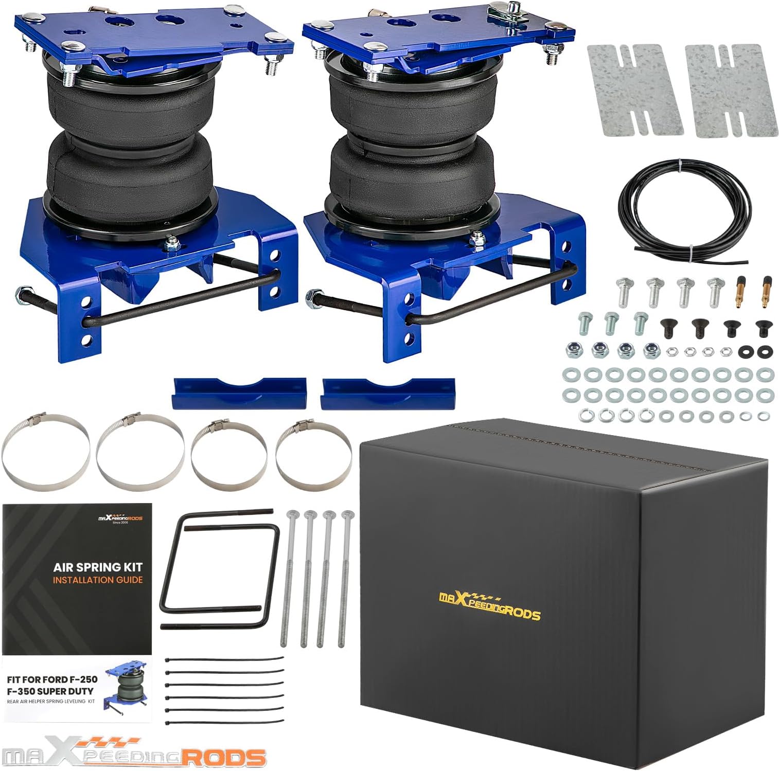 Amazon.com: maXpeedingrods 5000 lbs Rear Air Suspension Bags Kit for ...