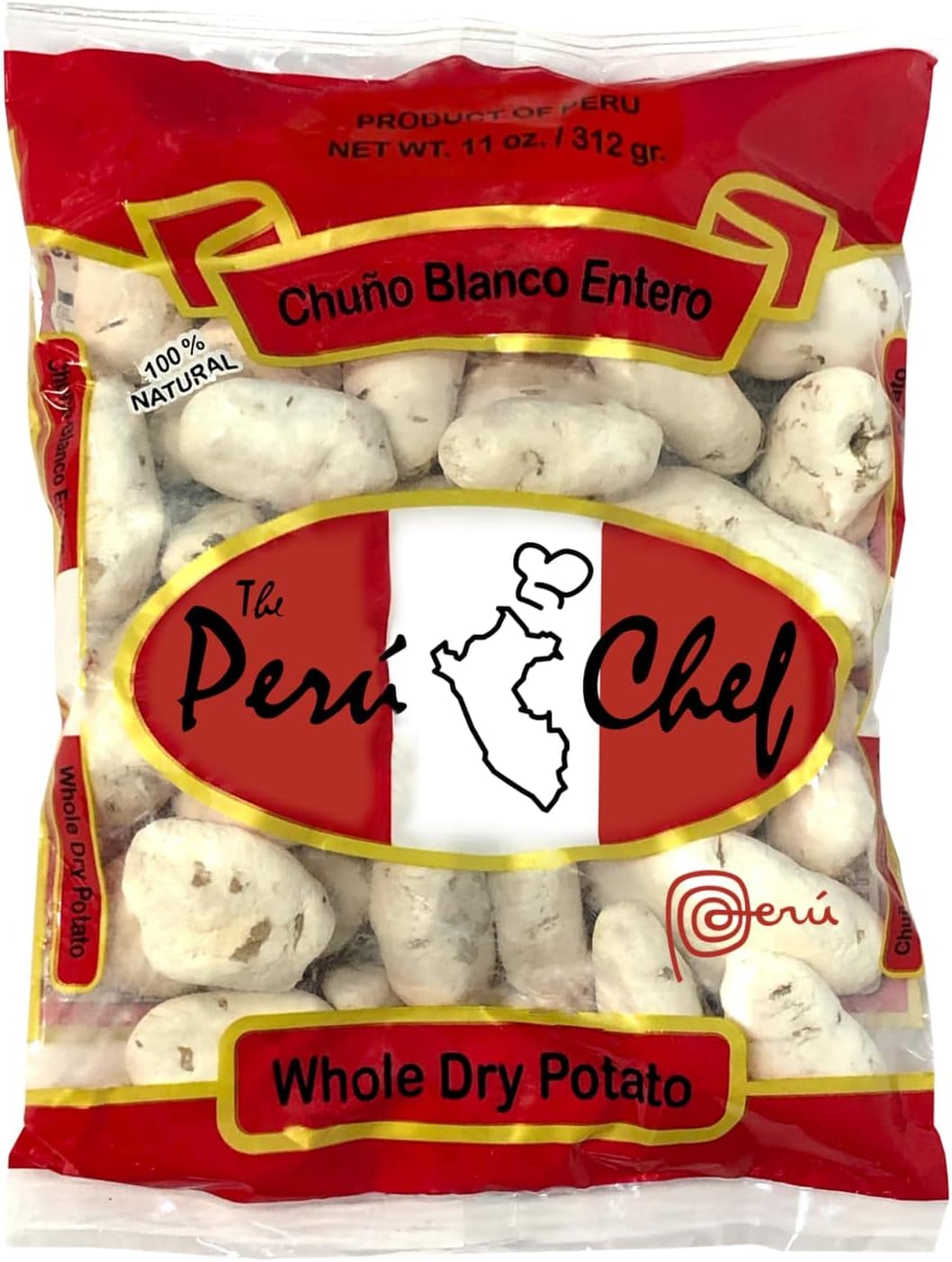 Amazon.com : PeruChef Chuño Blanco Entero Peruano | White Whole Dry ...