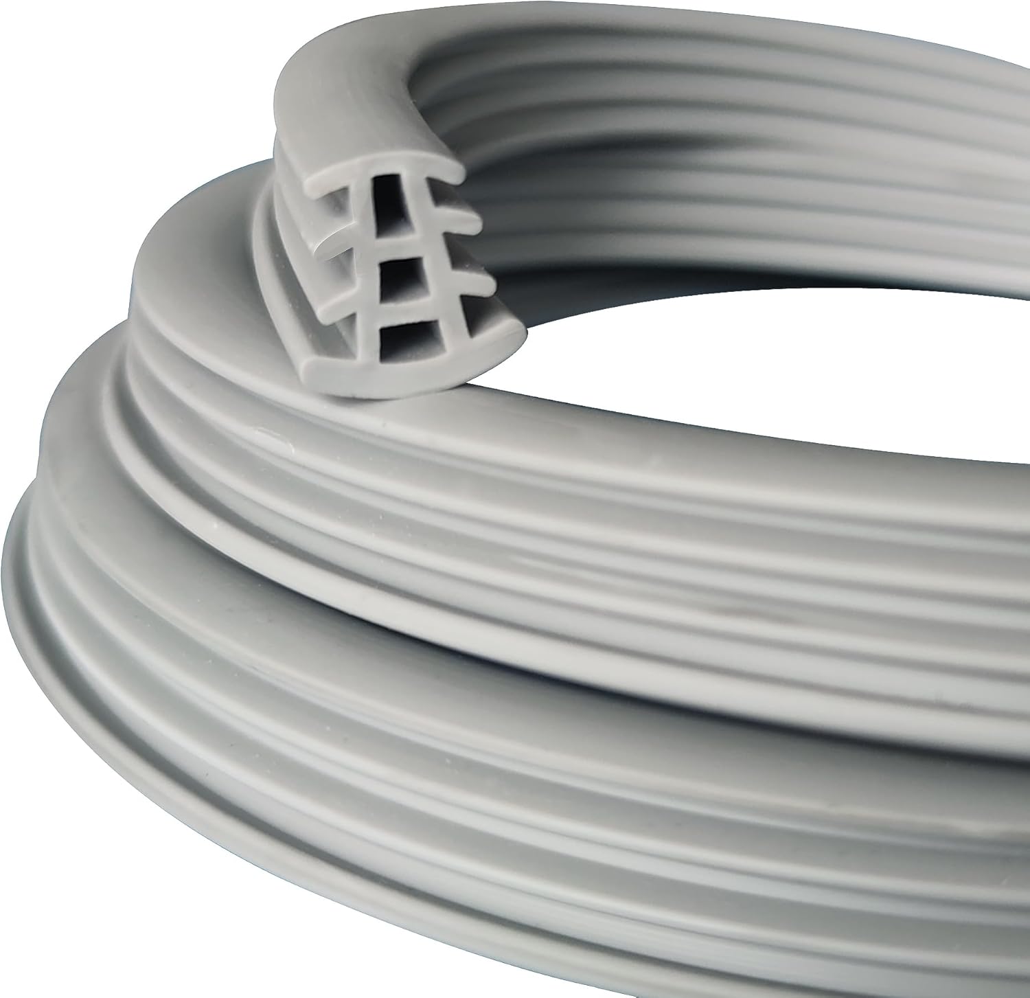 URUAST Flexible EPDM Rubber Strip (1/2'' Wide, 25 Ft Long) for Concrete ...