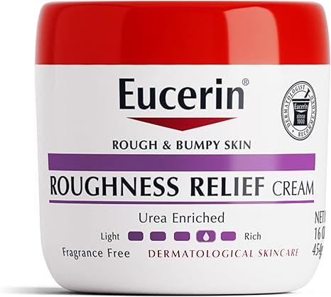 Eucerin Roughness Relief Cream, Fragrance Free Body Cream For Dry Skin ...