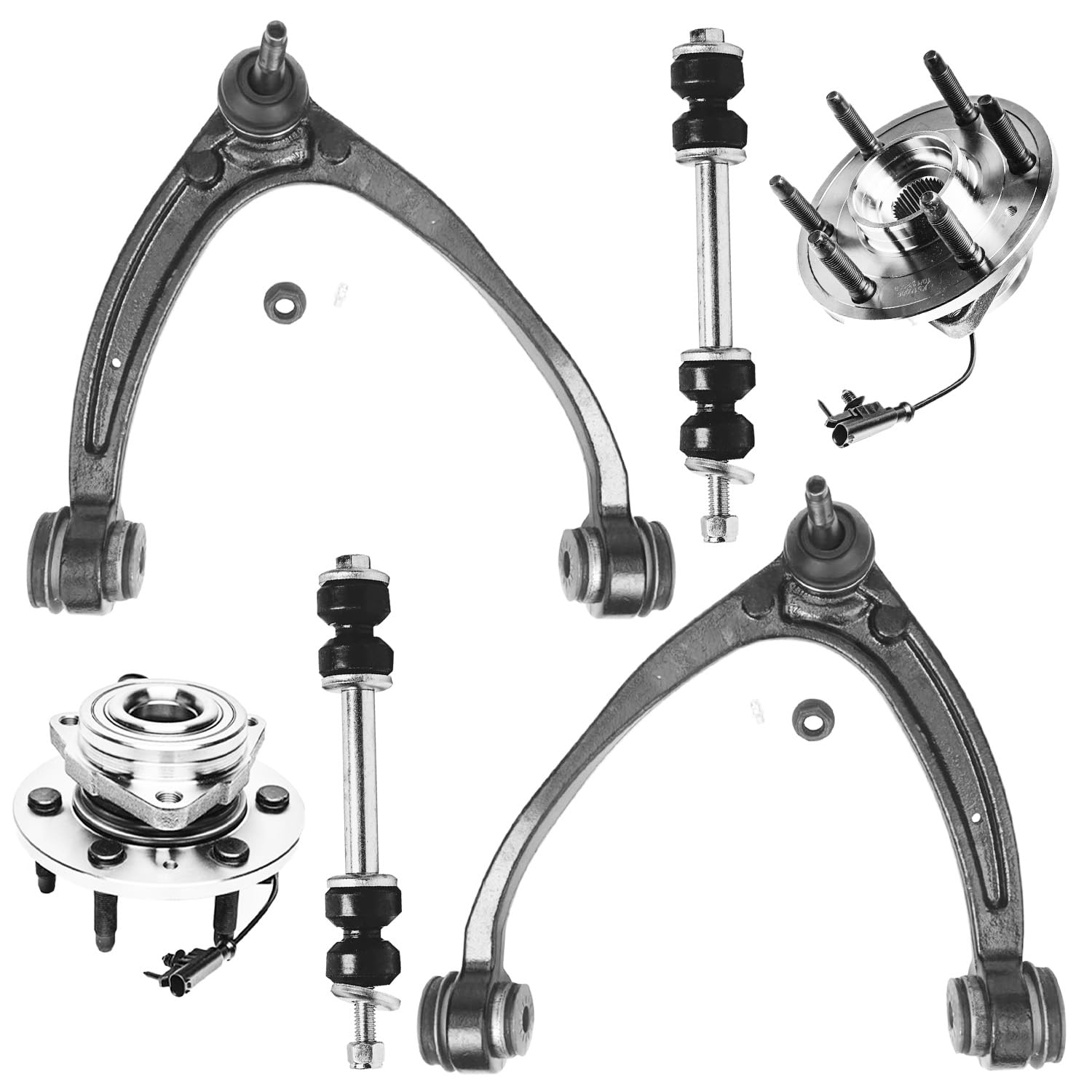 Amazon.com: Detroit Axle - 4WD Front End Kit for Silverado Suburban ...