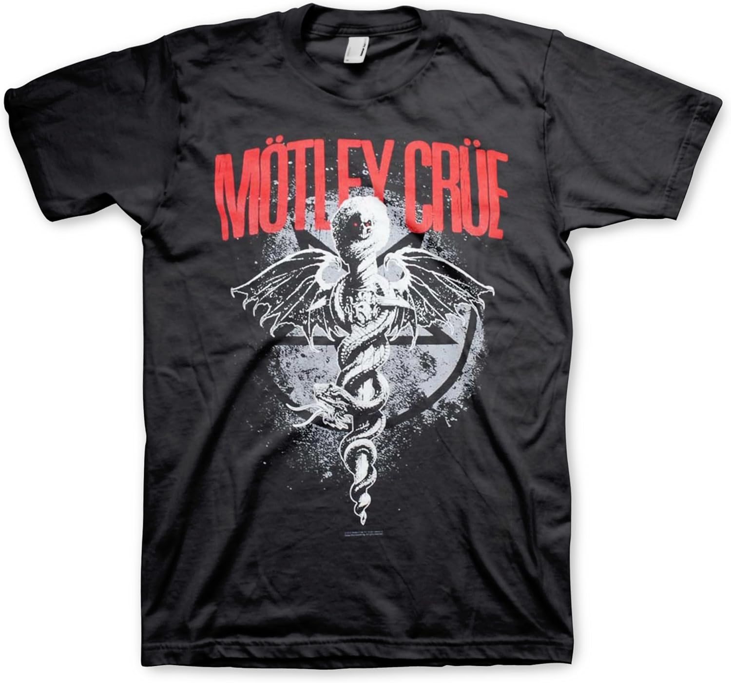 Amazon.com: Motley Crue Dr. Feelgood & Logo Mens Short Sleeve T Shirt ...