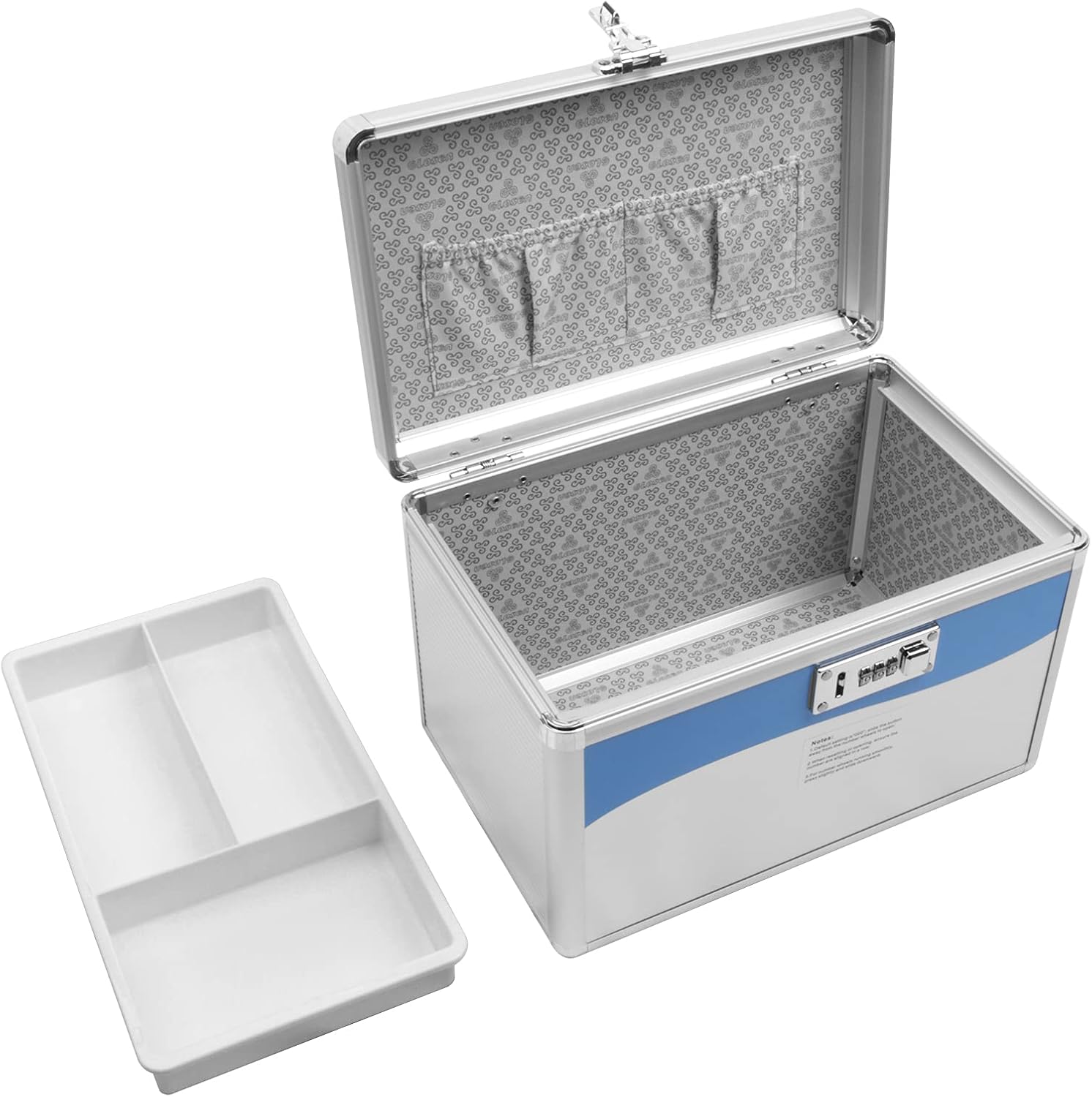 TSSS 9.8L Large Medicine Storage Box with Child Proof Lock, Removable ...