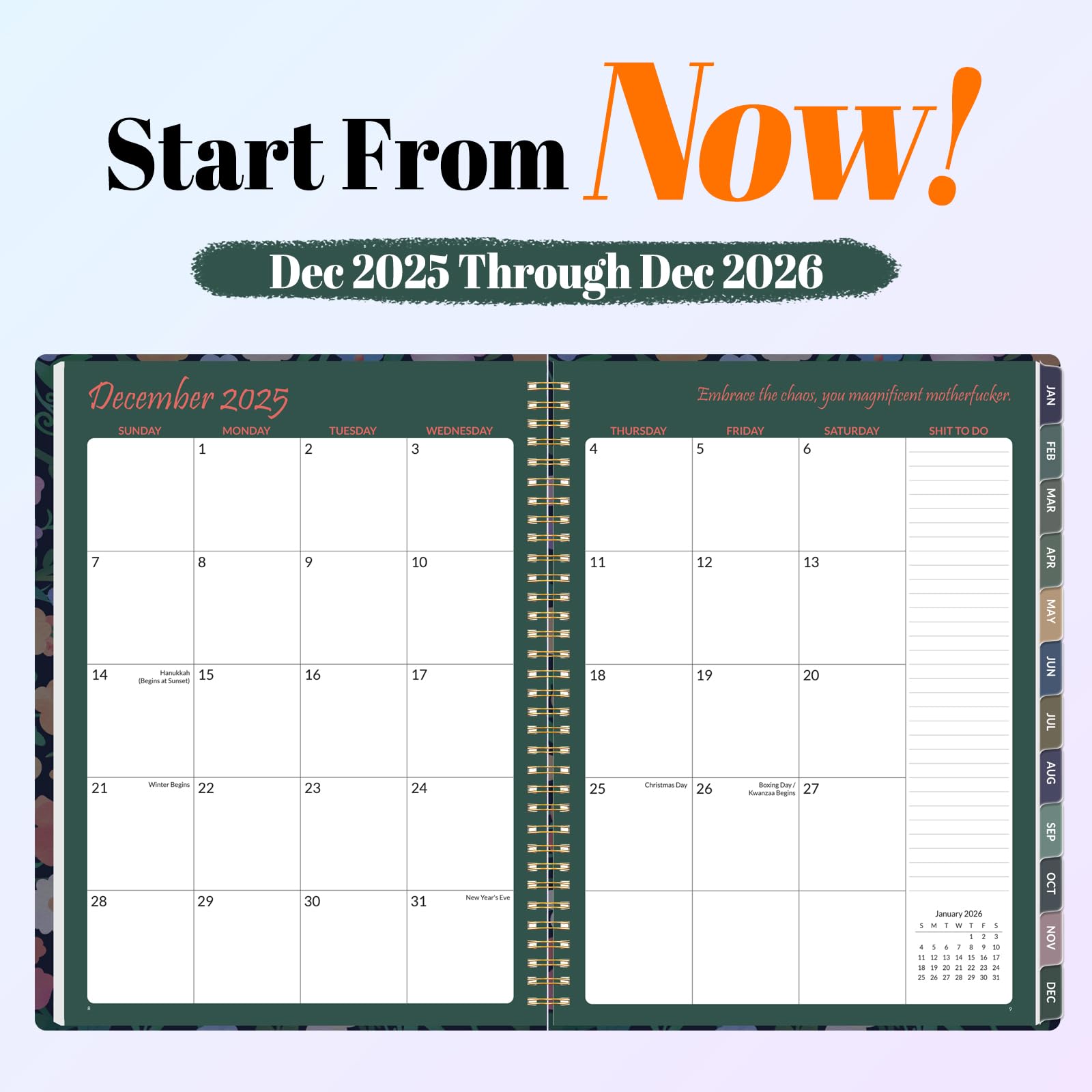 Snapklik.com : Fu-ck It 2026 Planner For Tired-Ass Women, 8.5" X 11 ...