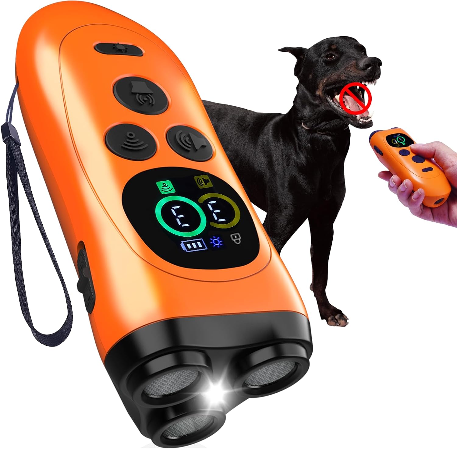 Amazon.com : Frusiava Anti Barking Device for Dogs, 7-in-1 Ultrasonic ...