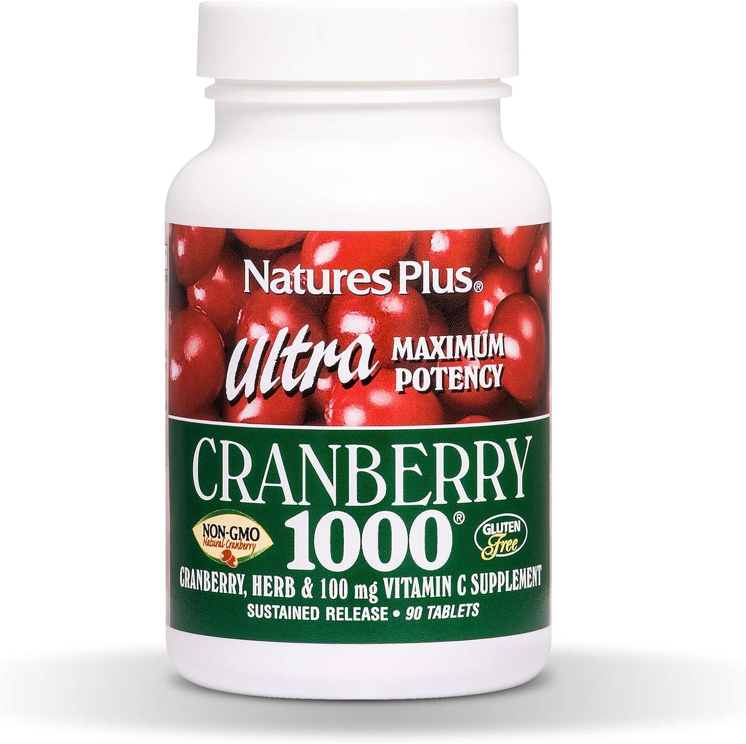 Amazon.com: NaturesPlus Ultra Cranberry 1000, Sustained Release - 1000 ...