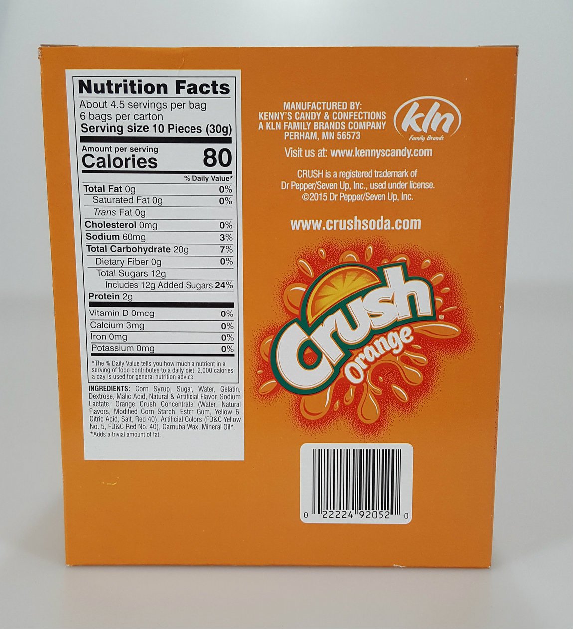 Orange Crush Label