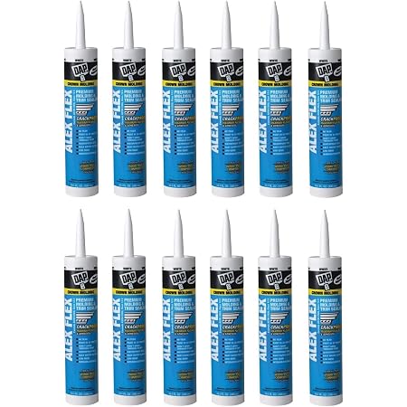 Amazon.com: Dap Alex Flex White Acrylic Latex Interior Molding and Trim ...