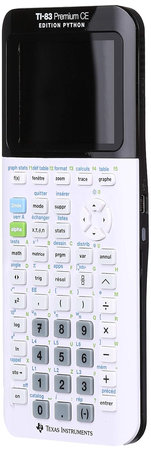 TEXAS INSTRUMENTS TI-83 Premium CE Python PK 10 : Amazon.in: Office ...