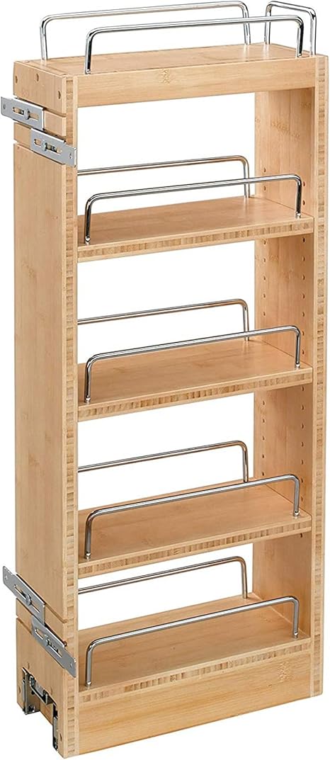 Amazon.com: Rev-A-Shelf 8" Pullout Storage Organizer for Wall Kitchen ...